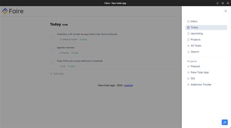 Install Faire Todo App On Linux Snap Store