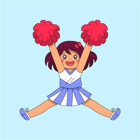 Cheerleader Portraets Vektoren Und Illustrationen Zum Kostenlosen
