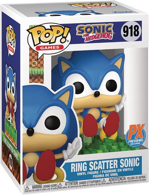Sonic Ring Scatter Previews Exclusive Vinyl Figure Australia Ubuy