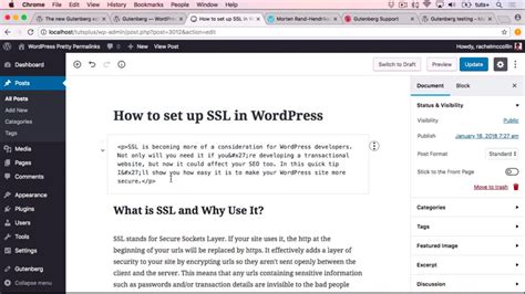 First Look At WordPress Gutenberg Envato Tuts