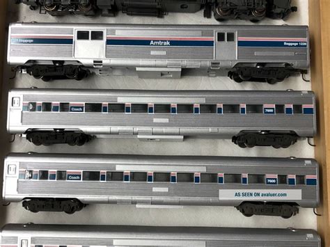 Ho Scale Amtrak Model Train W Kato Locomotive And 5 Cars 8769307