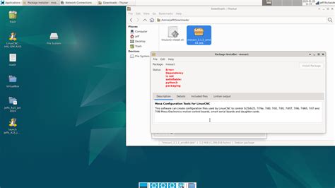 MESA 7i95t Setup Issues Can T Install Mesact Deb Solved LinuxCNC