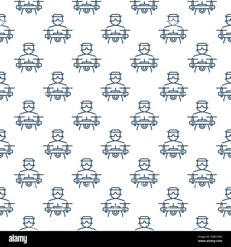 Man And FPV Drone Vector Concept Linear Minimal Seamless Pattern Stock Vector Image Art Alamy