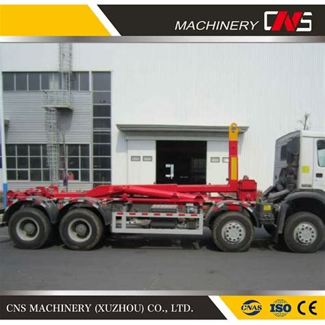 Brand New Hook Lift With Garbage Compactor Containerpull Arm Hydraulic