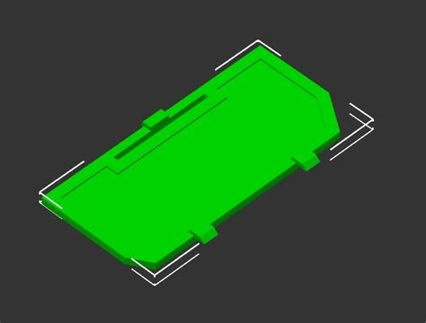 Stl File Battery Cover For Mouse Wireless Technet M003・3d Printable