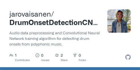 Github Jarovaisanendrumonsetdetectioncnn Audio Data Preprocessing And Convolutional Neural