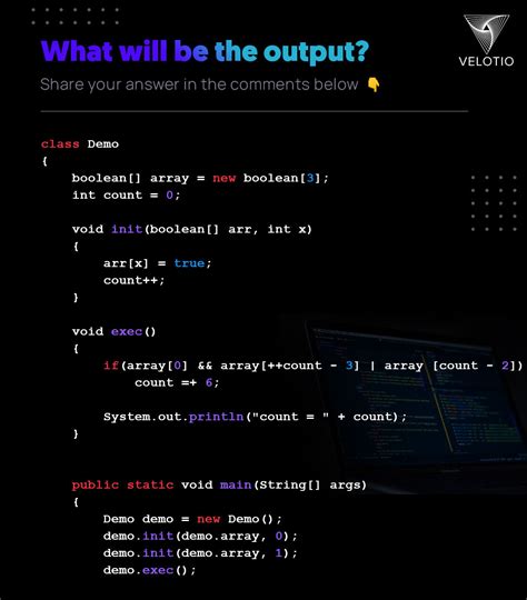 Velotio Technologies On Linkedin Fridayquiz Java 35 Comments