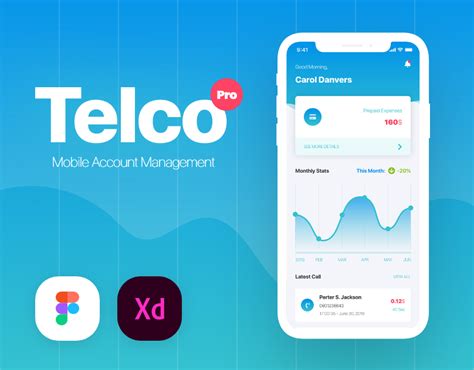 Telco Pro Mobile Management App Ui Kit On Behance
