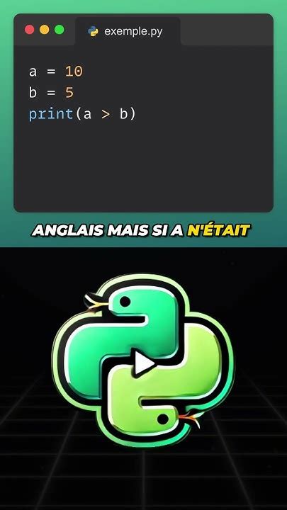 Comparer Des Nombres En Python Youtube