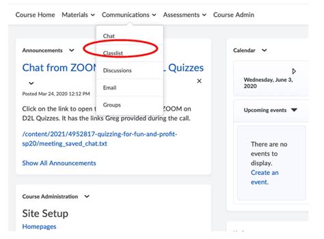 Email Class Online Course Development