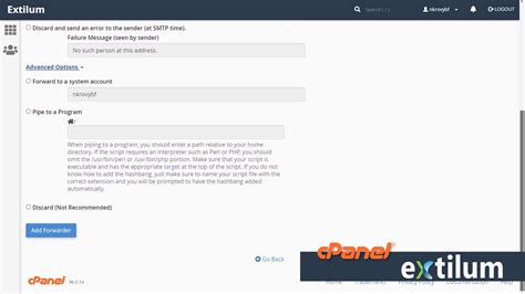 Create Forwarding Cpanel Extilum Knowledgebase
