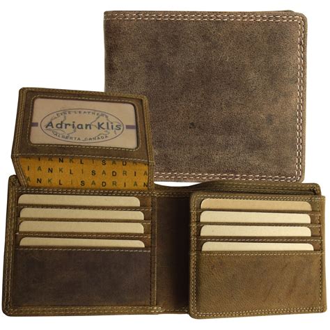 Adrian Klis Trifold Bison Leather Wallet Herberts Boots And Western Wear