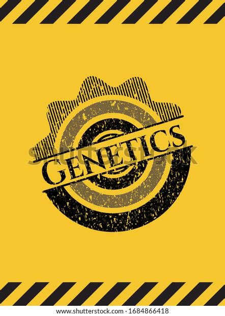 Genetics Grunge Warning Sign Emblem Vector เวกเตอร์สต็อก ปลอดค่าลิขสิทธิ์ 1684866418