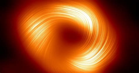 우리은하 중심 초대질량블랙홀 편광 이미지 공개