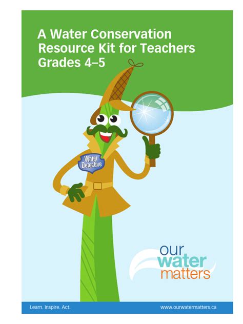Water Conservation Resource Kit 4 5 Pdf