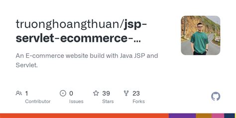 Github Truonghoangthuan Jsp Servlet Ecommerce Website An E Commerce Website Build With Java