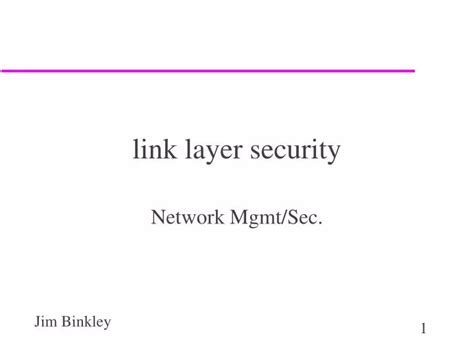 Ppt Link Layer Security Powerpoint Presentation Free Download Id