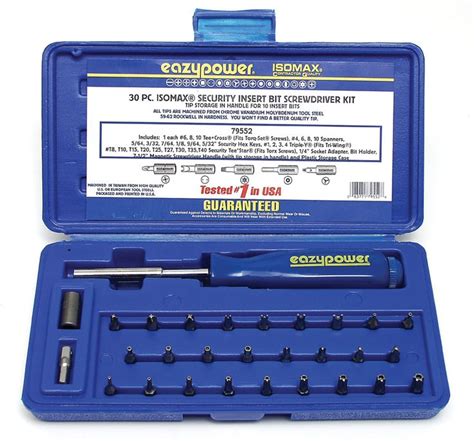 Eazypower 79552 30 Piece Security Bit Kit