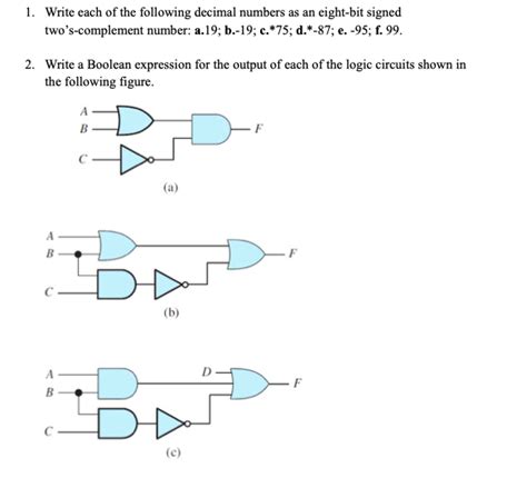 Solved Write Each Of The Following Decimal Numbers As An Chegg