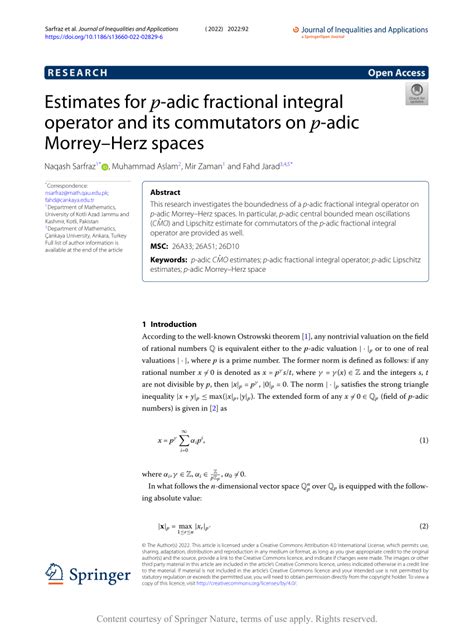 Pdf Estimates For P Adic Fractional Integral Operator And Its Commutators On P Adic Morrey