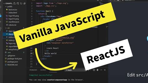Learning Reactjs Converting Vanilla Javascript Into Reactjs React