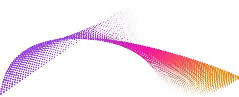Abstract Halftone Dots Background With Dynamic Waves PNG