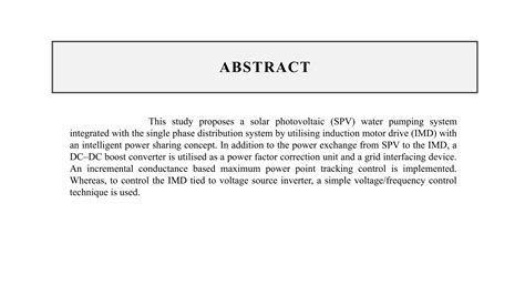 Intelligent Grid Interfaced Solar Water Pumping 1 Pptx