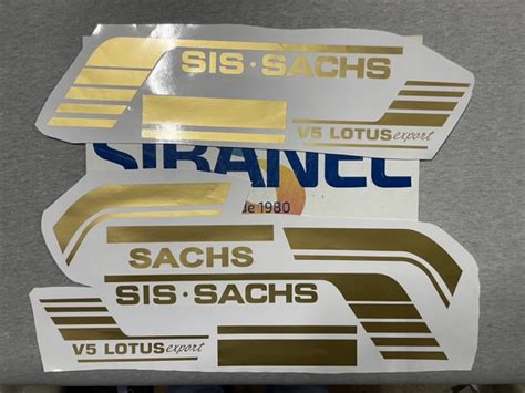 Kit Autocolantes Sachs Lotus V5 Export Sibanel Since 1980