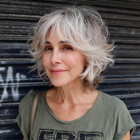 26 Youthful Shaggy Bob Haircuts With Long Bangs That Feel Just Right In
