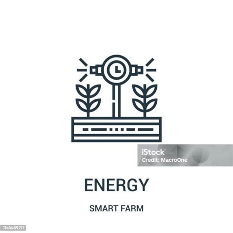 스마트 팜 컬렉션에서 녹색 에너지 아이콘 벡터입니다 얇은 라인 녹색 에너지 개요 아이콘 벡터 일러스트 레이 션입니다 0명에 대한 스톡 벡터 아트 및 기타 이미지 Istock
