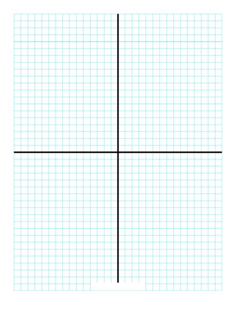 1cm Graph Paper With X And Y Axis Printable Pdf Download