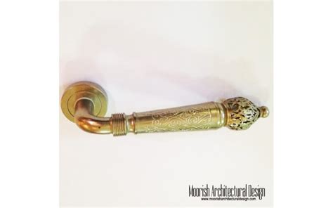 Moroccan Door Levers Custom Brass Door Levers