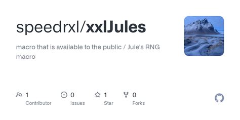 Github Speedrxlxxljules Macro That Is Available To The Public