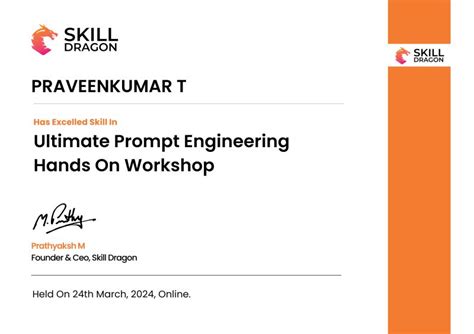 Praveen Kumar T On Linkedin Skilldragonacademy Engineeringworkshop