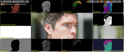 unreal engine 4 渲染 （4） 延迟着色管道 the deferred shading pipeline 通过g buffer