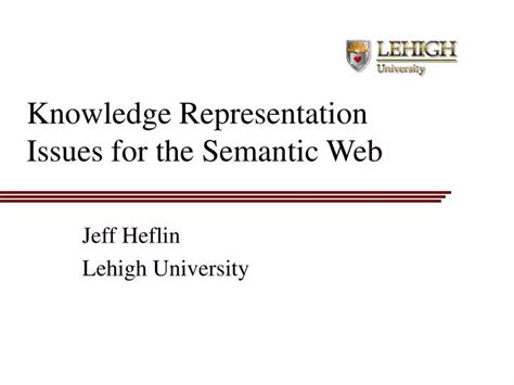 Ppt Knowledge Representation Issues For The Semantic Web Powerpoint