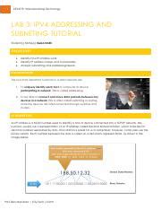 Understanding IPV4 Addressing and Subnetting | Course Hero