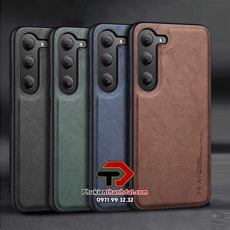 Ốp Lưng Da Samsung Galaxy S23 Fe Chính Hãng X Level Viền Mềm Phụ Kiện