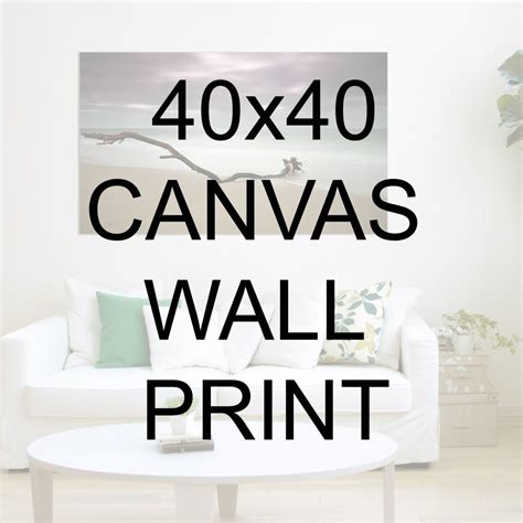 40x40 Canvas Wrapped Prints