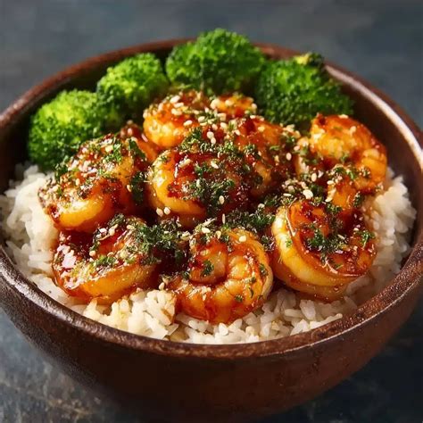 Honey Garlic Shrimp Bowls Recipe Flavor Packed Weeknight Hero