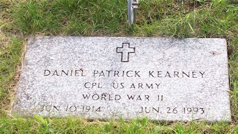 Corp Daniel Patrick Bud” Kearney 1914 1993 Find A Grave Memorial