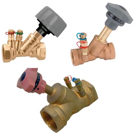 Threaded Ends Fixed Orifice Double Regulating Valve Bronze Balance Valve And Thread Balance Valves