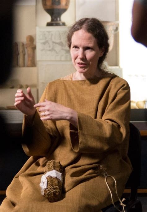 Professor Eleanor Dickey Reading Ancient Schoolroom