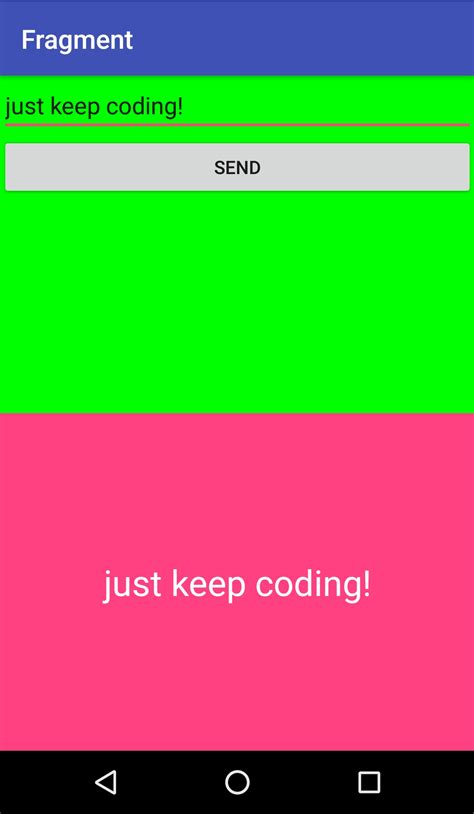 Android Program To Implement Fragment Codedost