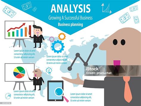 Analisis Bisnis Analisis Data Infografis Analisis Data Bisnis Ilustrasi