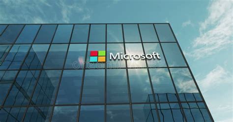 Microsoft Company In Paris France City Of Paris France September
