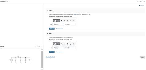 part ause the mesh current method to ﻿find v1 in ﻿the