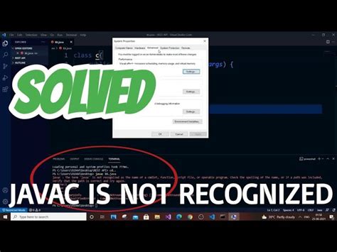Javac Is Not Recognized As An Internal Or External Command