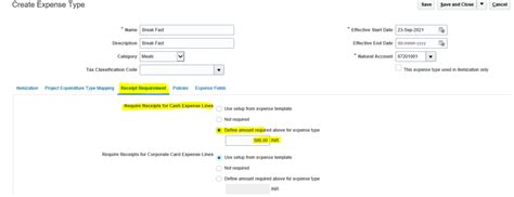 oracle application s blog part 6 create expense report templates for