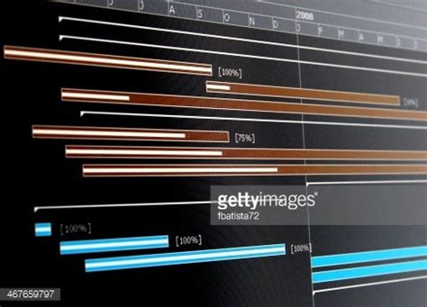 Gantt Chart Is A Type Of Bar That Illustrates Project Stock Clipart Royalty Free FreeImages